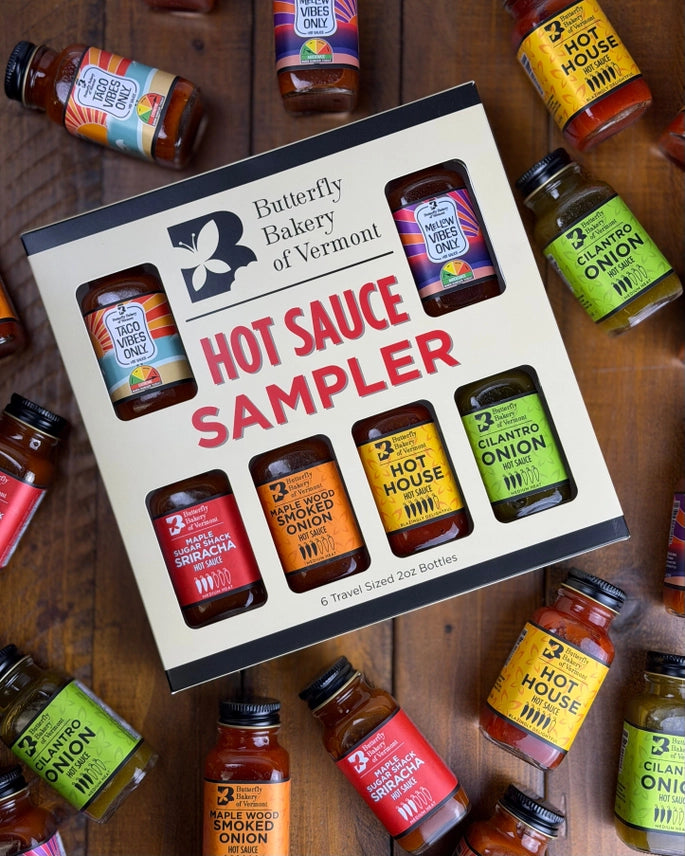 Butterfly Bakery - Hot Sauce Sampler 6 pk – Cold Hollow Cider Mill